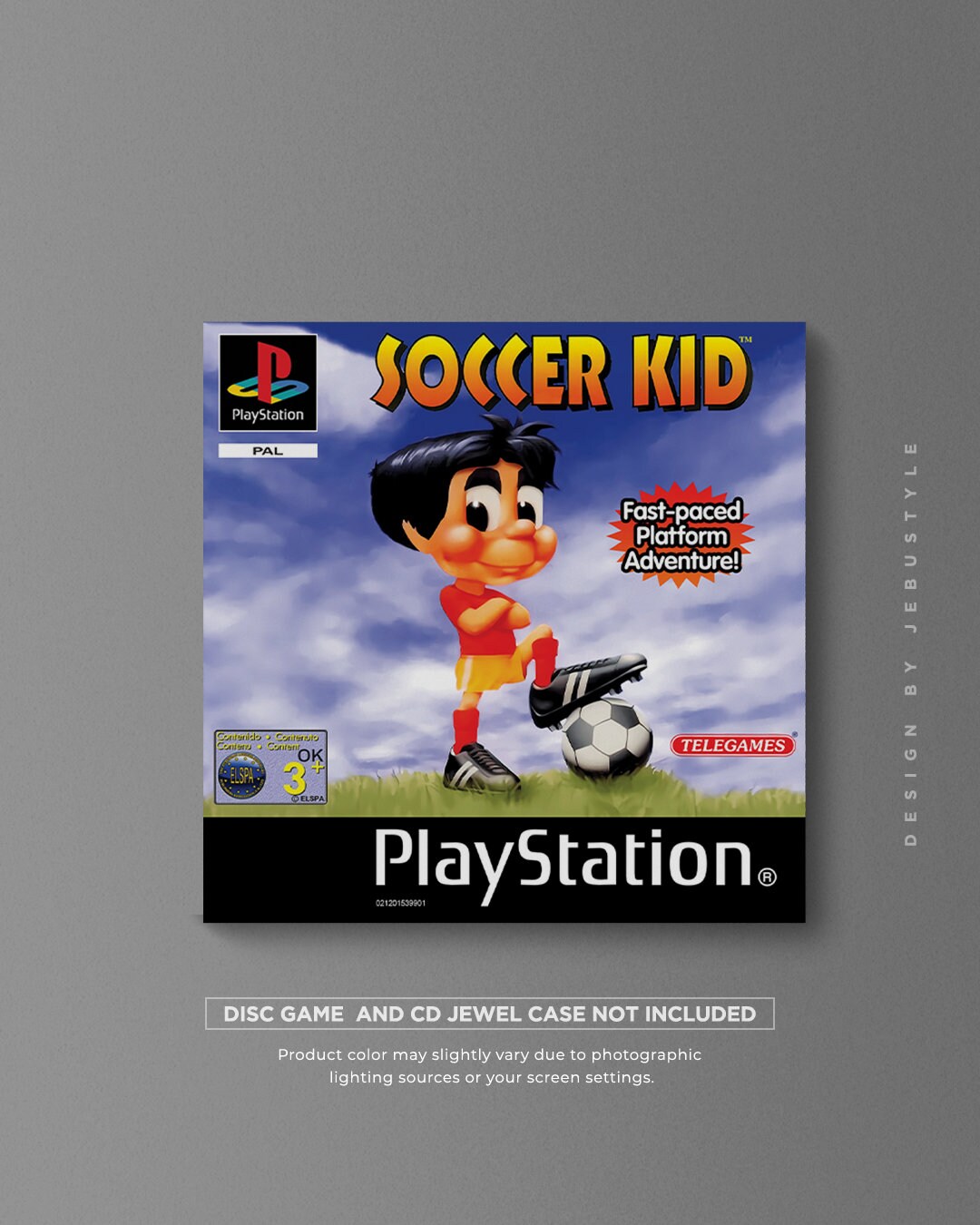 Soccer Kid Playstation 1 PS1 Replica PAL Game Cover - Etsy