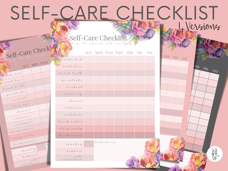 Ultimate Self-care Checklist - Daily Well-being & Wellness Routine ...