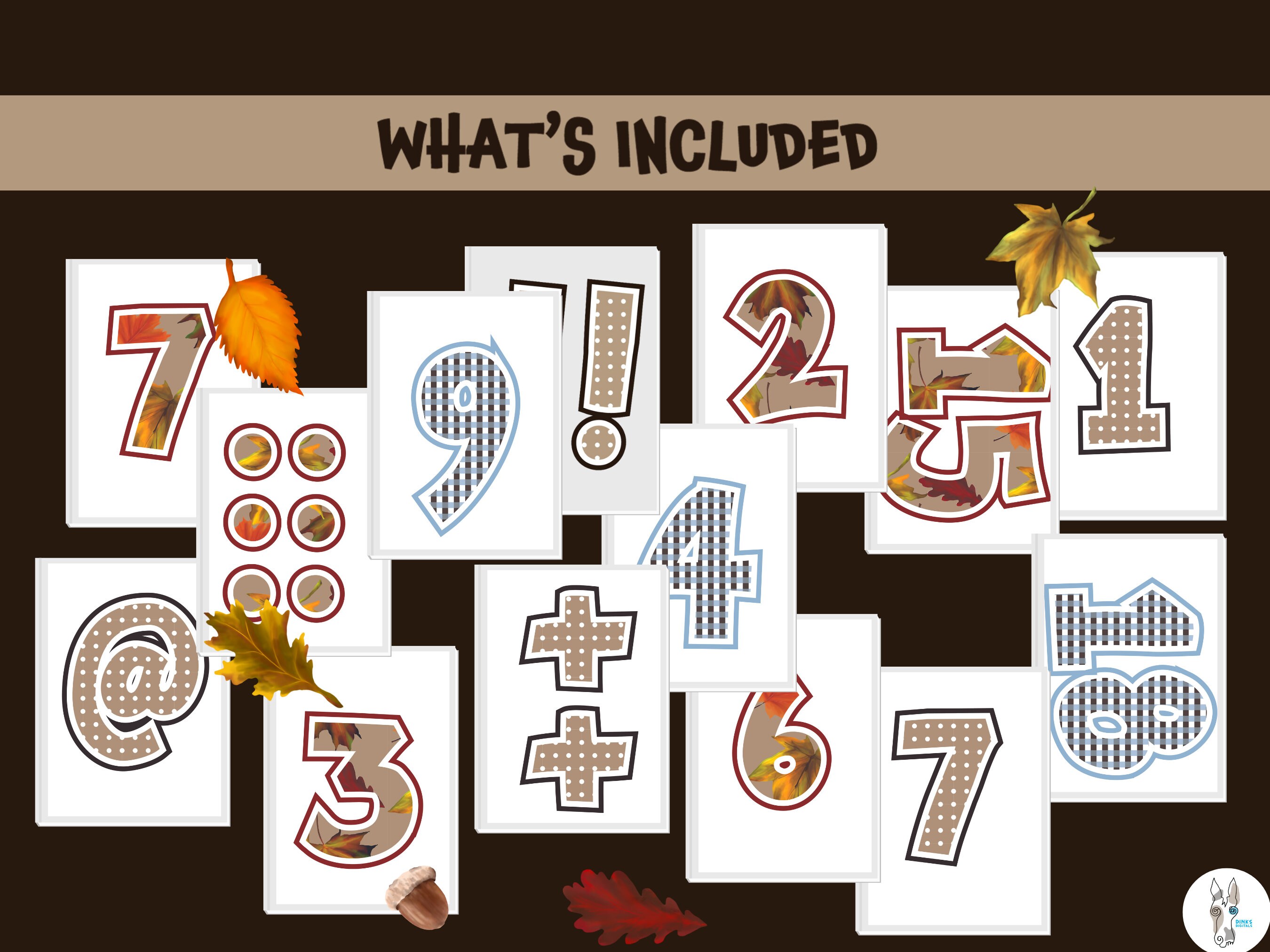 Classroom Autumn Blue Decor, Autumn Blue Bulletin Board Letters and ...