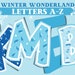 Snowpeople Christmas Printable Display Bulletin Letters Numbers Symbols ...