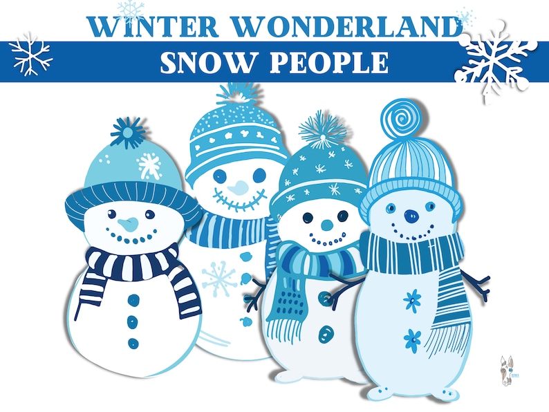 Winter Wonderland Bulletin Board Kit - Snowflake Decor, Classroom Decor ...