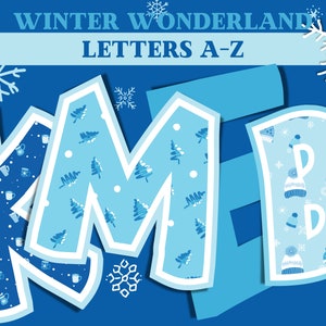 Winter Wonderland Bulletin Board Kit - Snowflake Decor, Classroom Decor ...