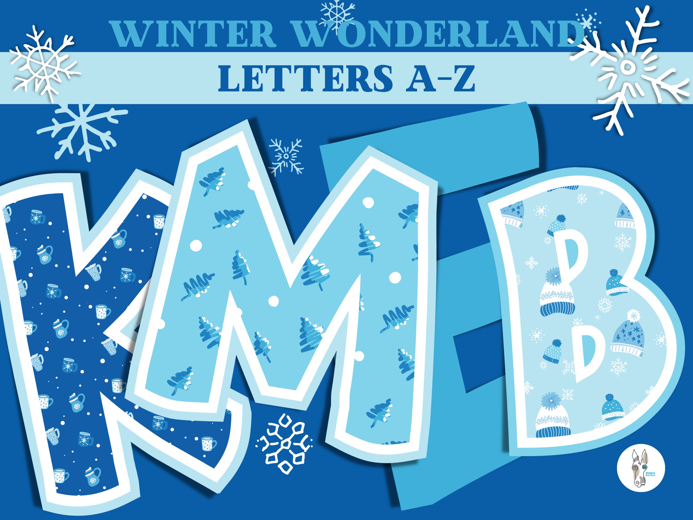 Winter Wonderland Bulletin Board Kit – Snowflakes, Snowman Decor - Etsy