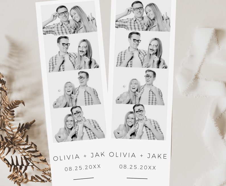 Photo Booth Template Wedding Photo Booth Printable Photo - Etsy