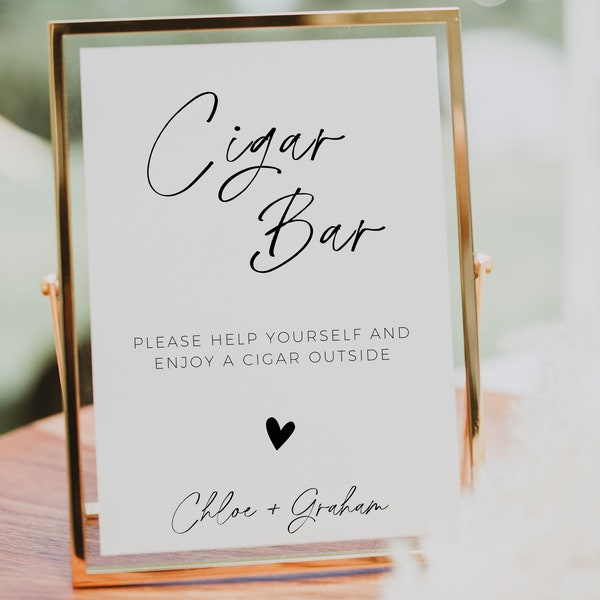 Wedding Cigar Bar - Etsy