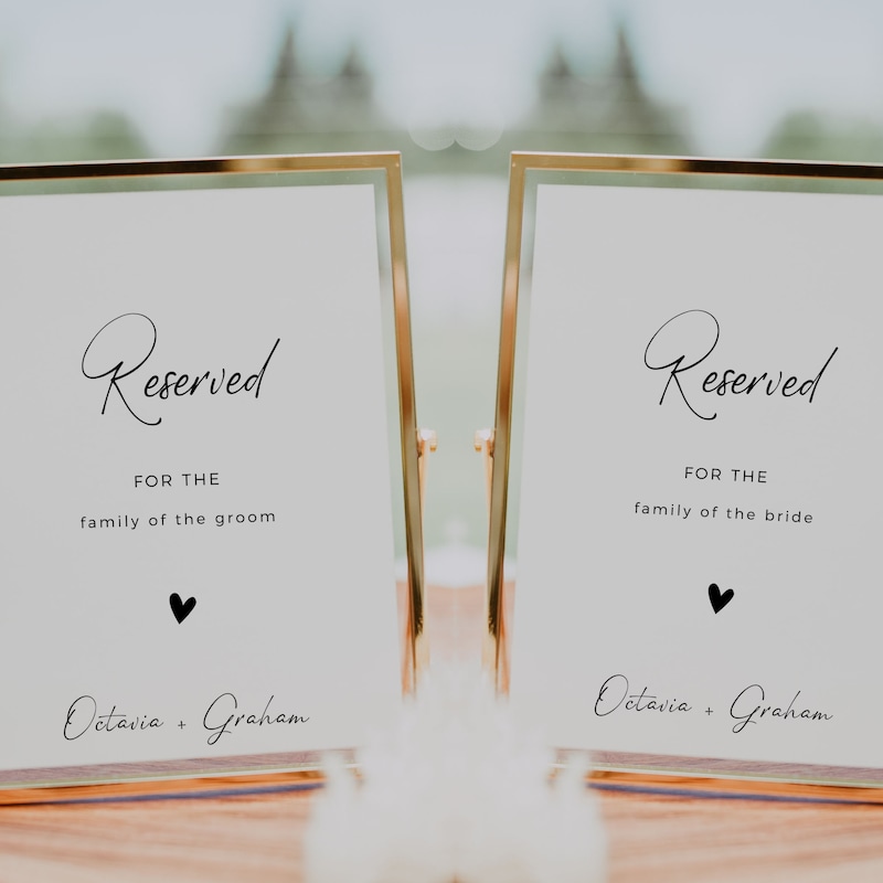 Reserved Table Sign - Etsy