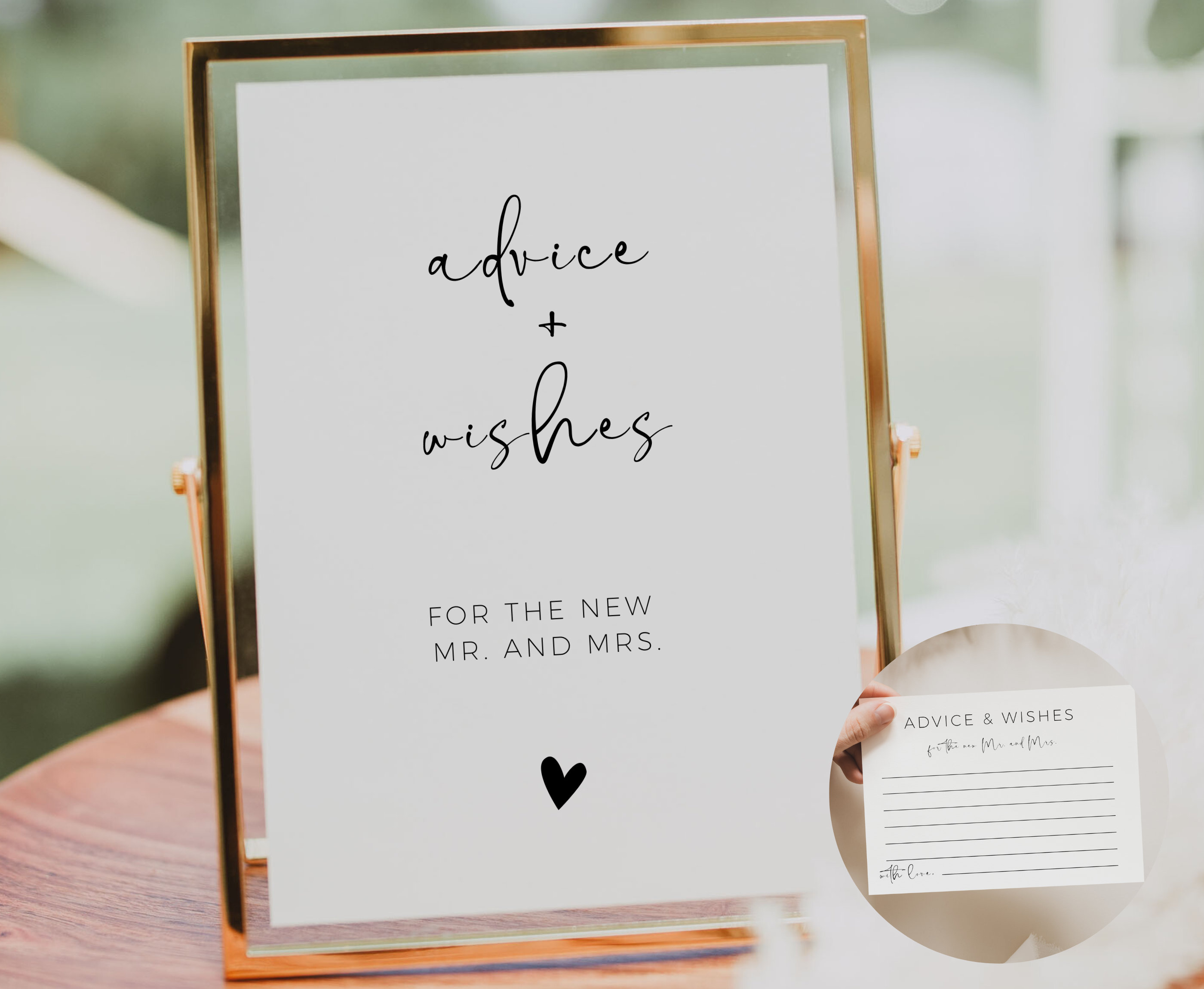 Advice And Wishes For The Mr And Mrs