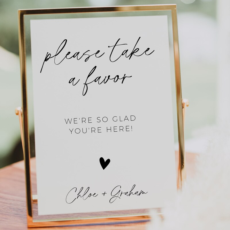 Please Take One Sign - Etsy