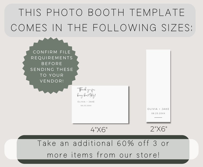 Photo Booth Template Wedding Photo Booth Printable Photo - Etsy