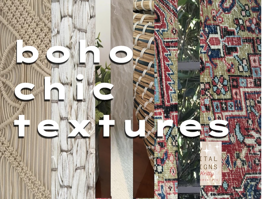Boho Chic Textures - Etsy
