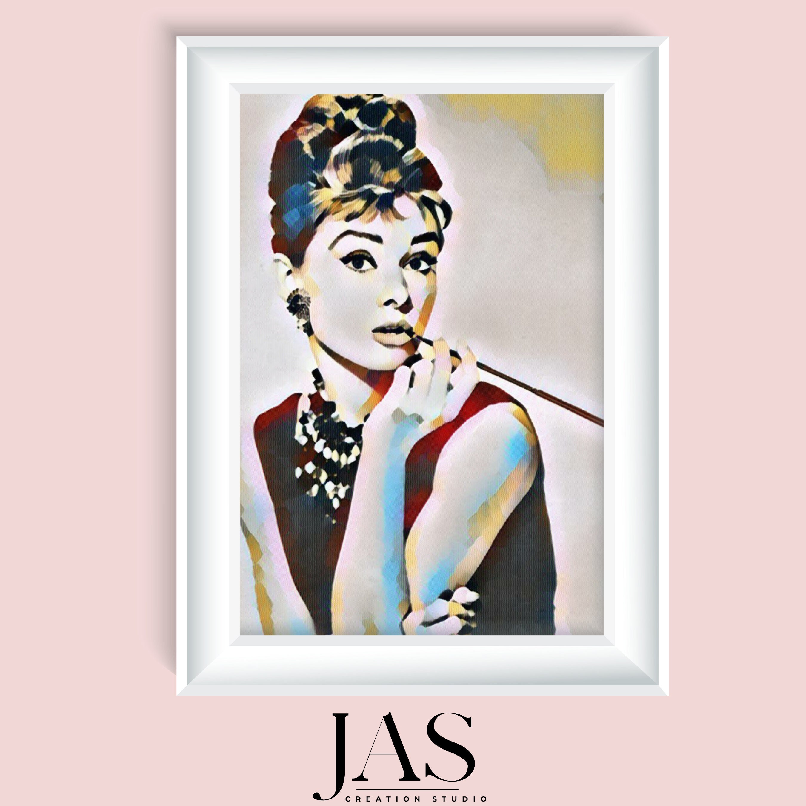 Audrey Hepburn Audrey Hepburn Wall Art Breakfast At Etsy