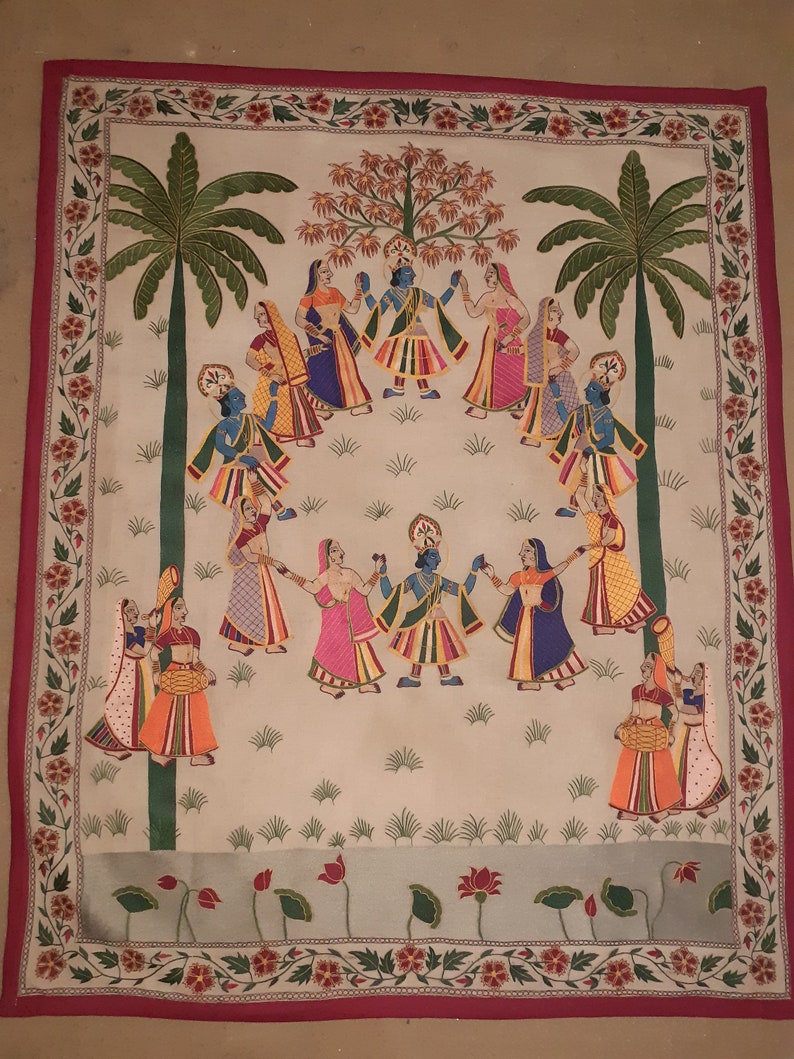 Hand Made Embroidery Art Work, Wall Hanging Item, Antique Big Size ...