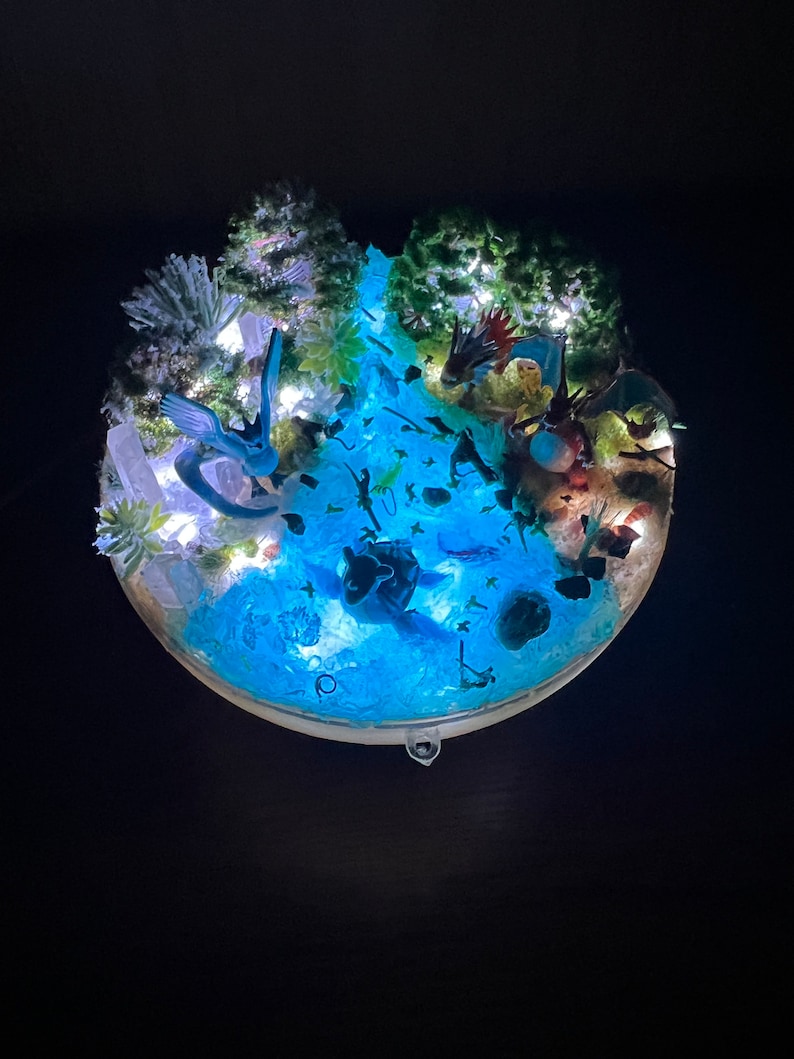 Custom Big Pokeball Terrarium With Your Chosen Characters - Etsy