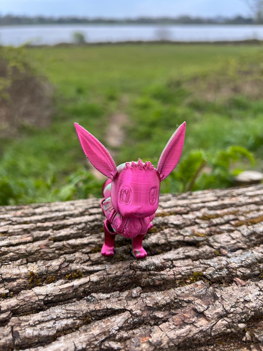 Articulated 3d Printed Figurine, Fidget Toy Inspired by Pokemon Eevee ...