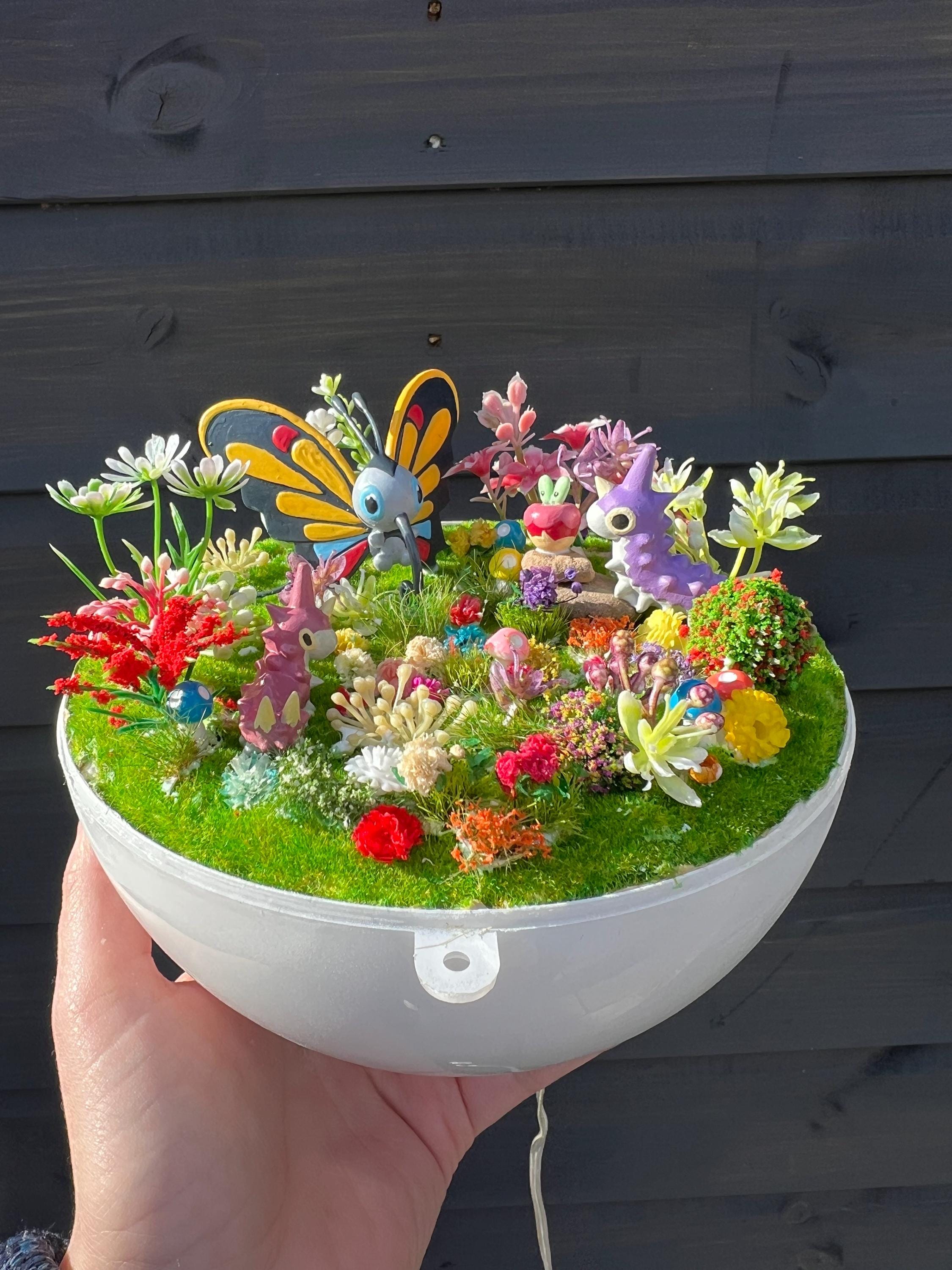 Custom Big Pokeball Terrarium With Your Chosen Characters - Etsy