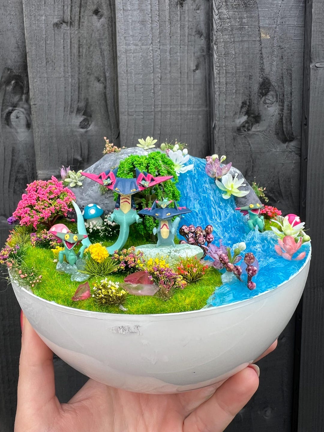 Custom Big Pokeball Terrarium With Your Chosen Characters - Etsy