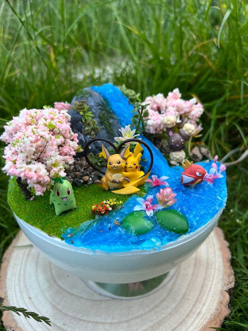 Custom Big Pokeball Terrarium With Your Chosen Characters - Etsy