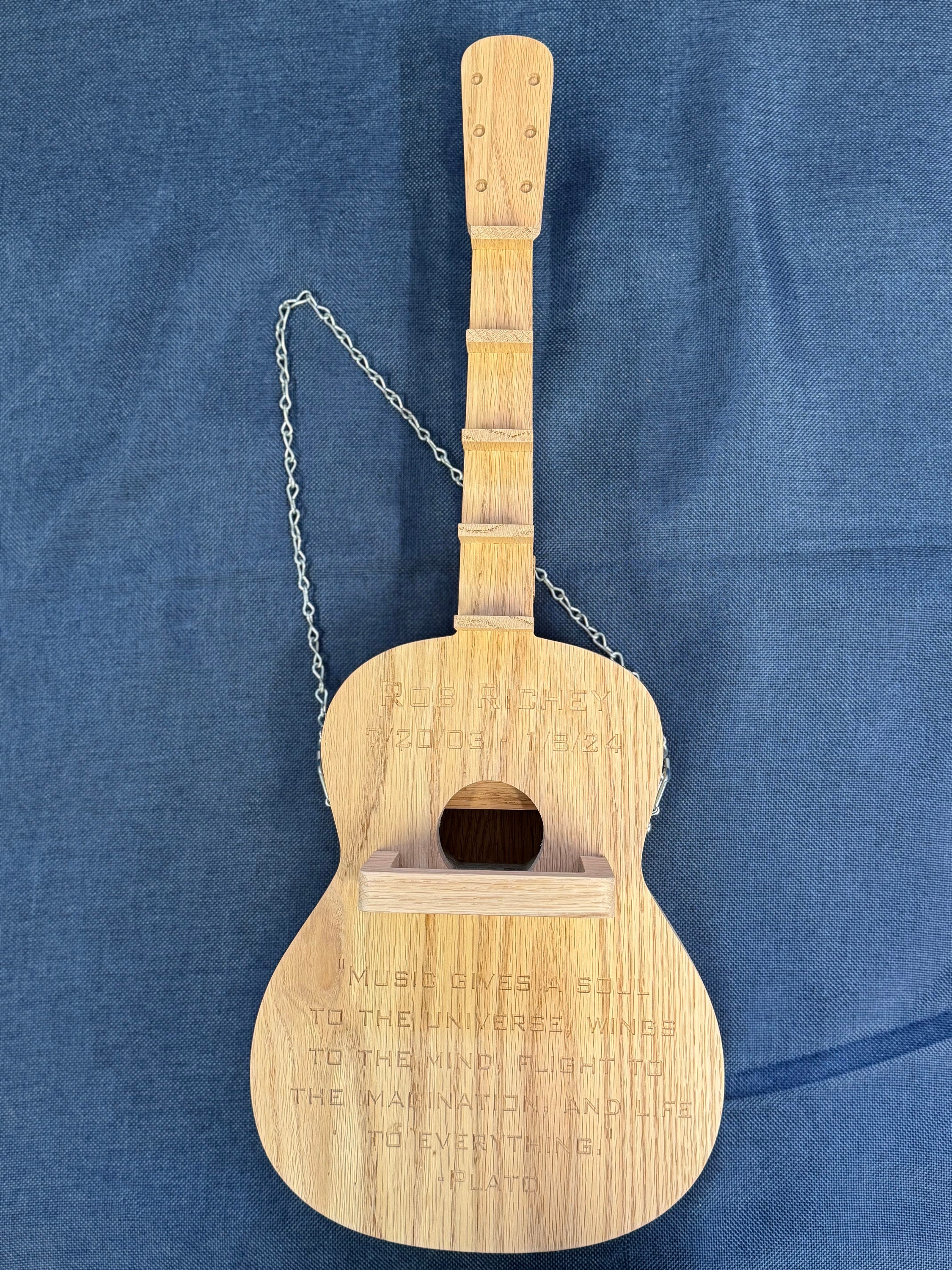 Guitar Memoir Bird Feeder - Etsy