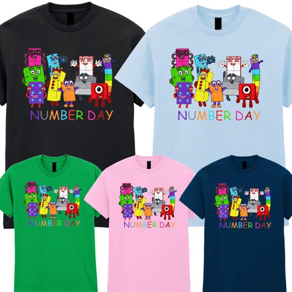 Numberblocks Clothing - Etsy UK