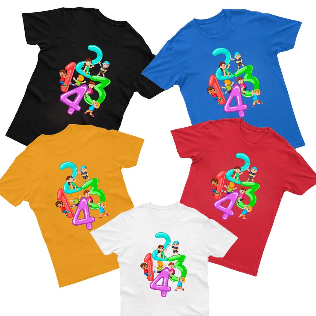 Colourful Number Day Maths Symbols T-shirt Number Day Maths Day Teacher ...