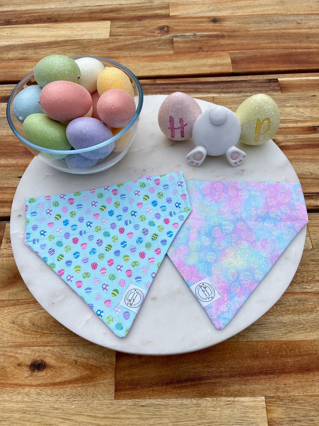 Easter Bunny Bliss: Handmade Pet Bandanas for a Pawsitively Cute Look ...