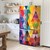 Colorful Geometric Triangle Fridge Wrap Modern Art Vinyl Decal ...