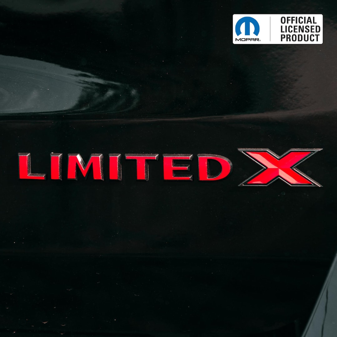 LIMITED X Emblem Overlay Decal | Fits 2019-2022 Grand Cherokee WK2 - Etsy