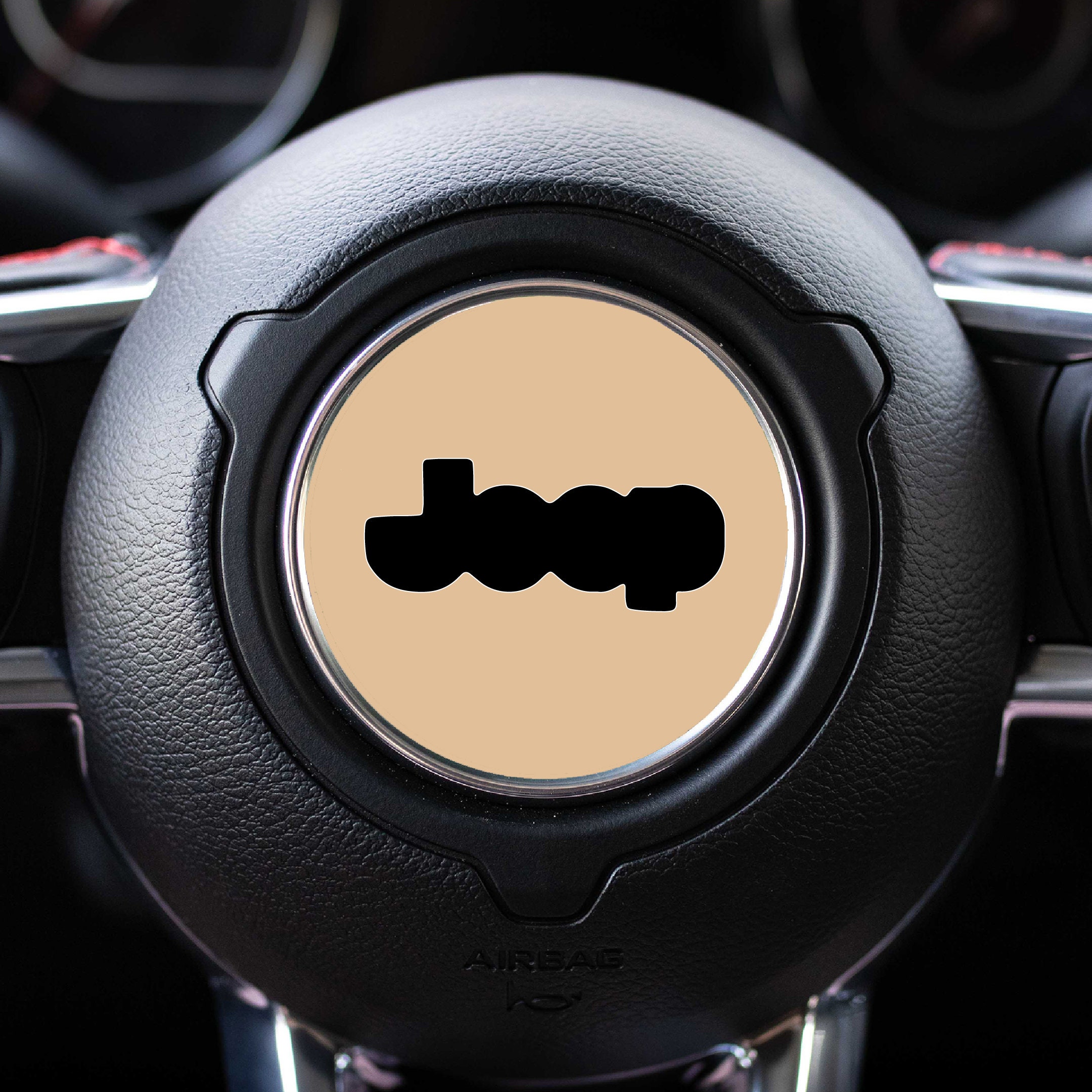Soft Color Steering Wheel Circle Decal Accessory for Jeep Vehicles - Etsy