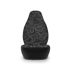 Topographic Map Car Seat Covers - Adventure Ready, Set of 2 - Etsy