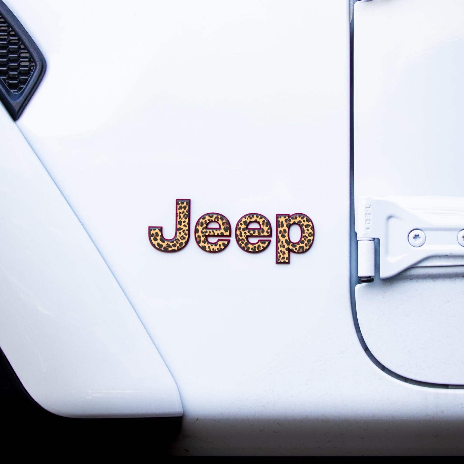 JEEP Gladiator Emblem Overlay Decal Set – Animal Print | Fits 2020+ JT ...
