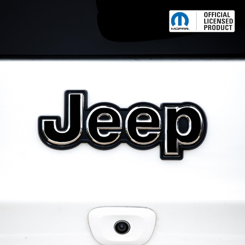 JEEP Emblem Overlay Decals – Solid Colors | Fits 2014+ Jeep Compass - Etsy
