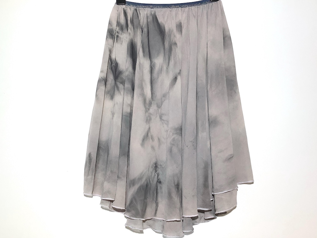 Tie Dye Mesh Ballet Skirt, Grey Dancewear, Universal Size - Etsy