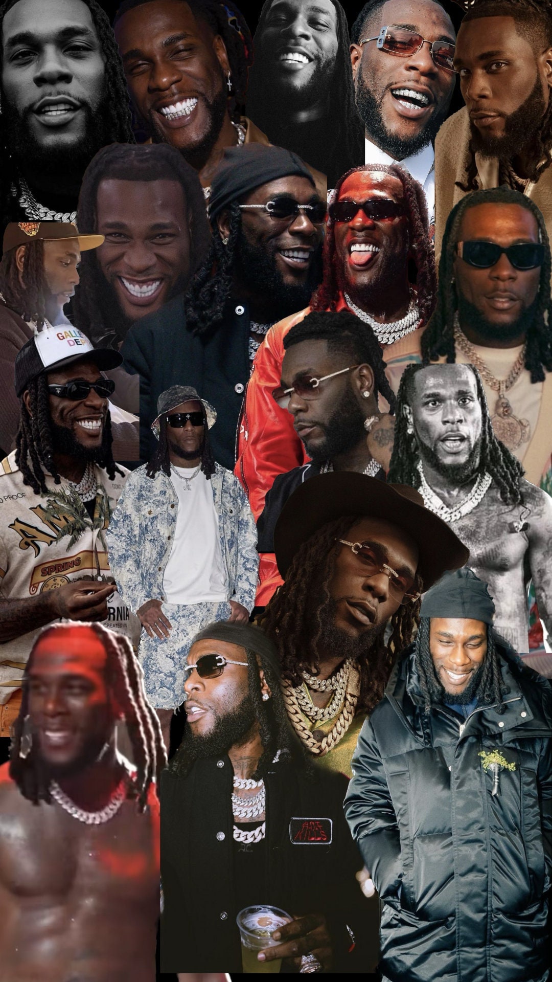 Burna Boy Iphone/android Wallpaper Screensaver Burna Boy - Etsy