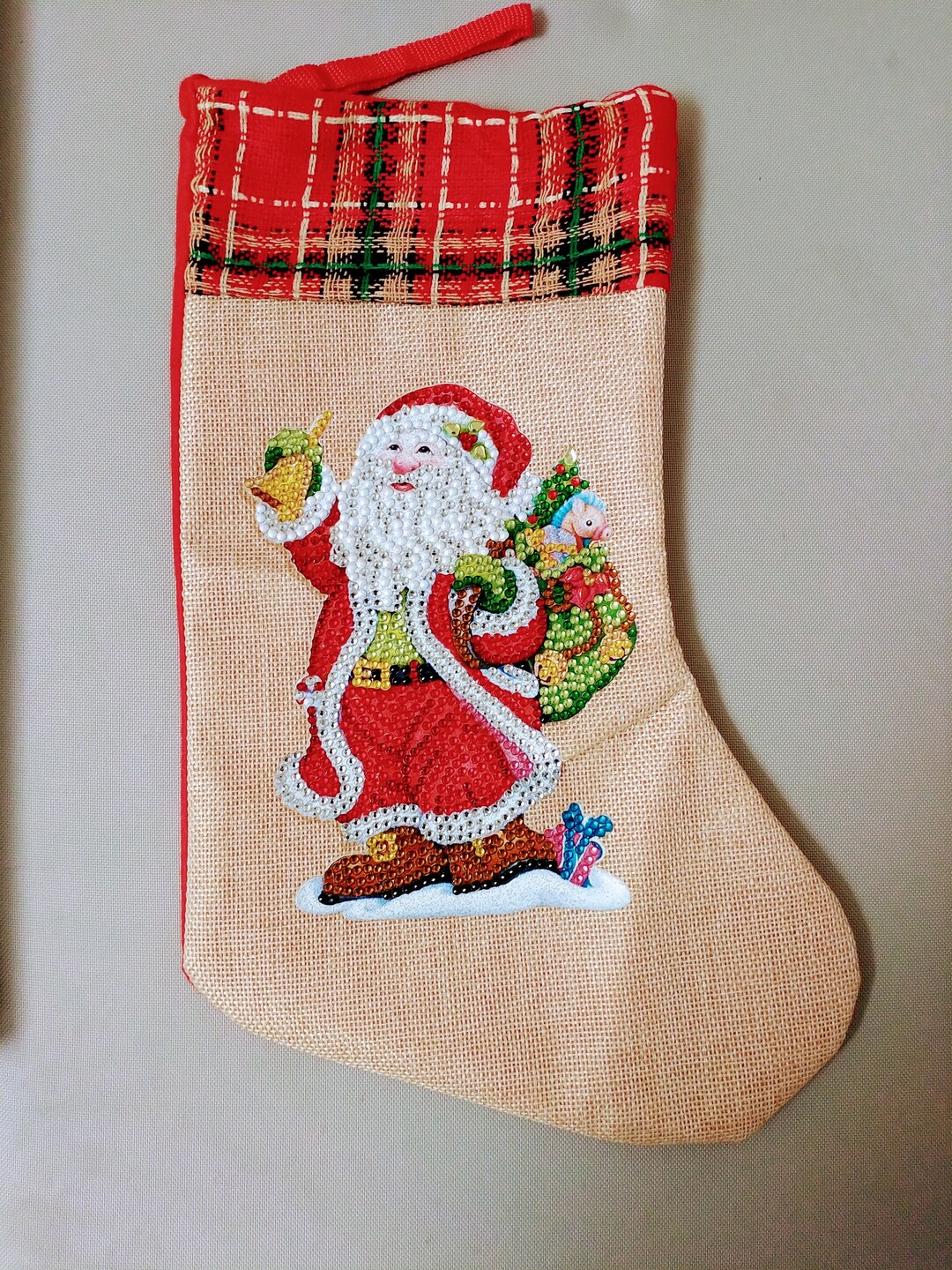 Full Length Santa Completed Diamond Painting - Etsy