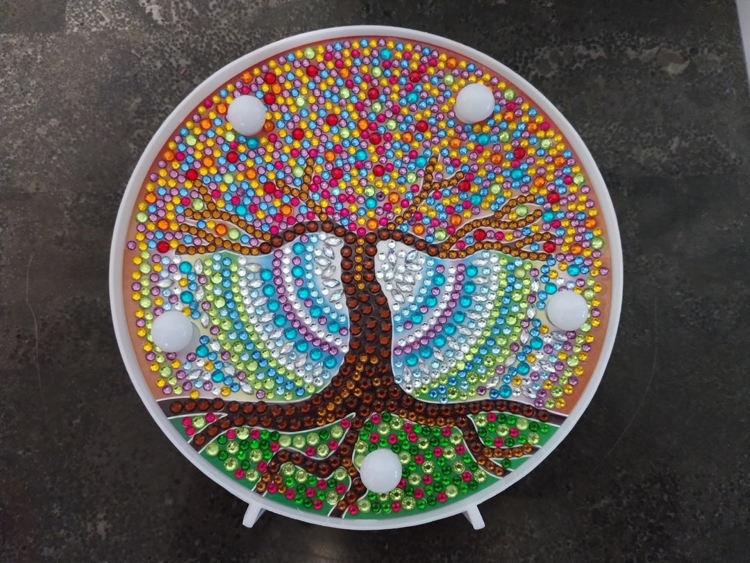 Tree Night Light Completed Diamond Painting - Etsy