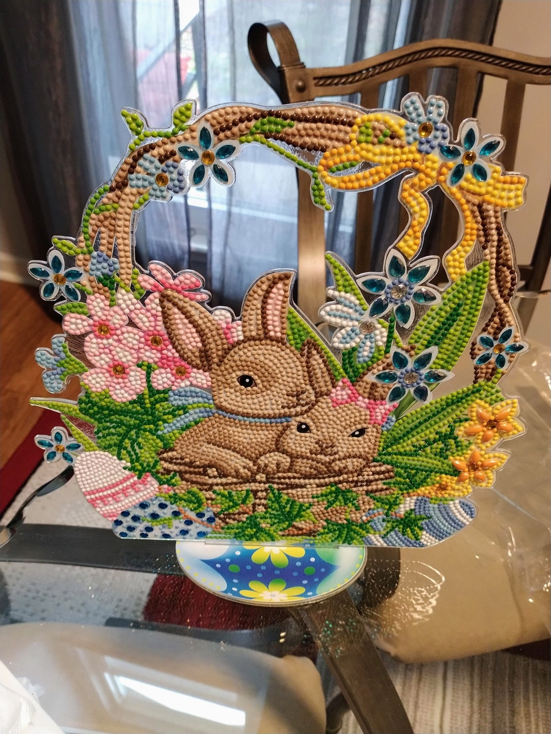 Completed Diamond Painting Easter Decor - Etsy