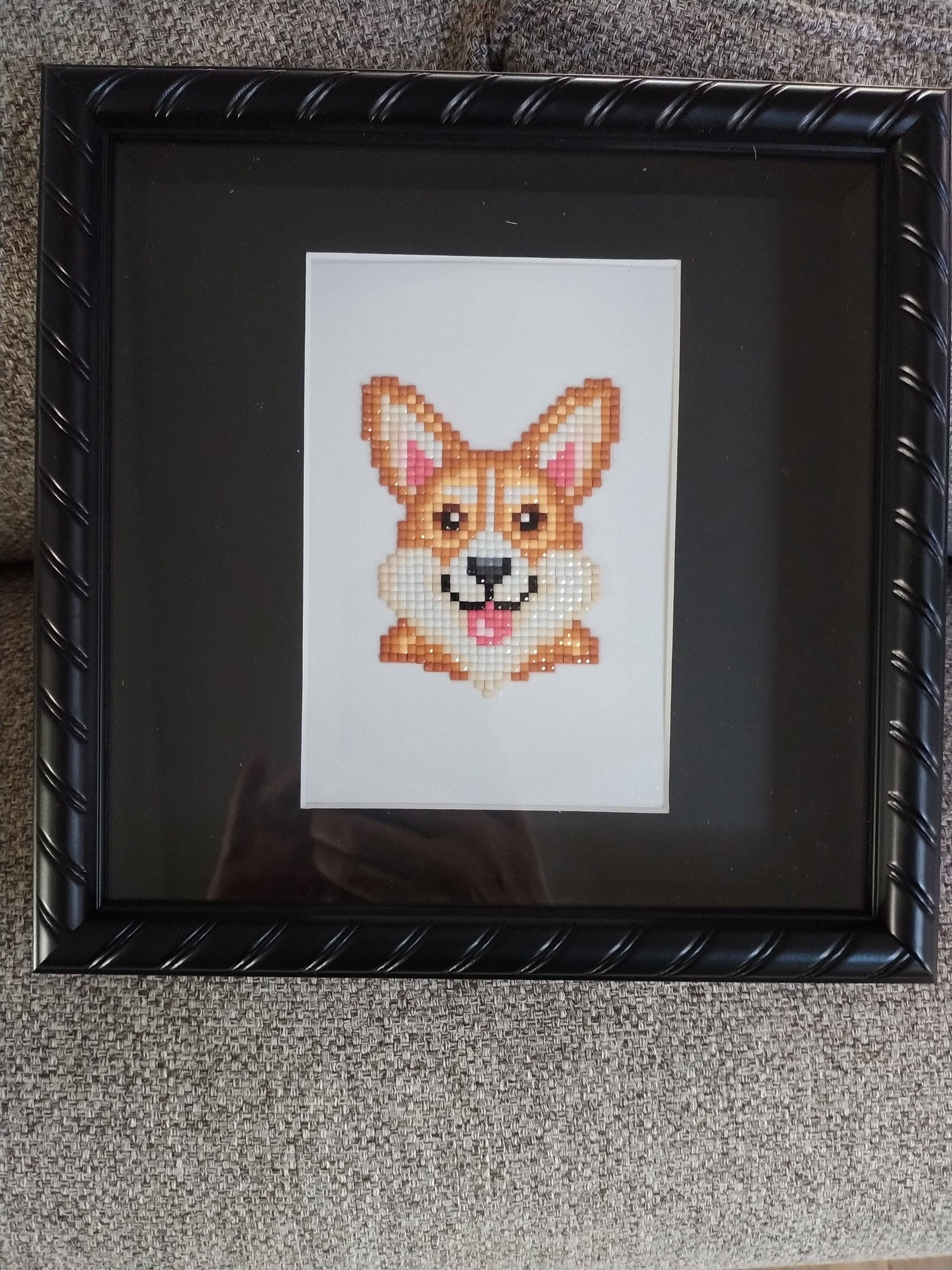 Welsh Corgi Dog Completed Diamond Painting - Etsy