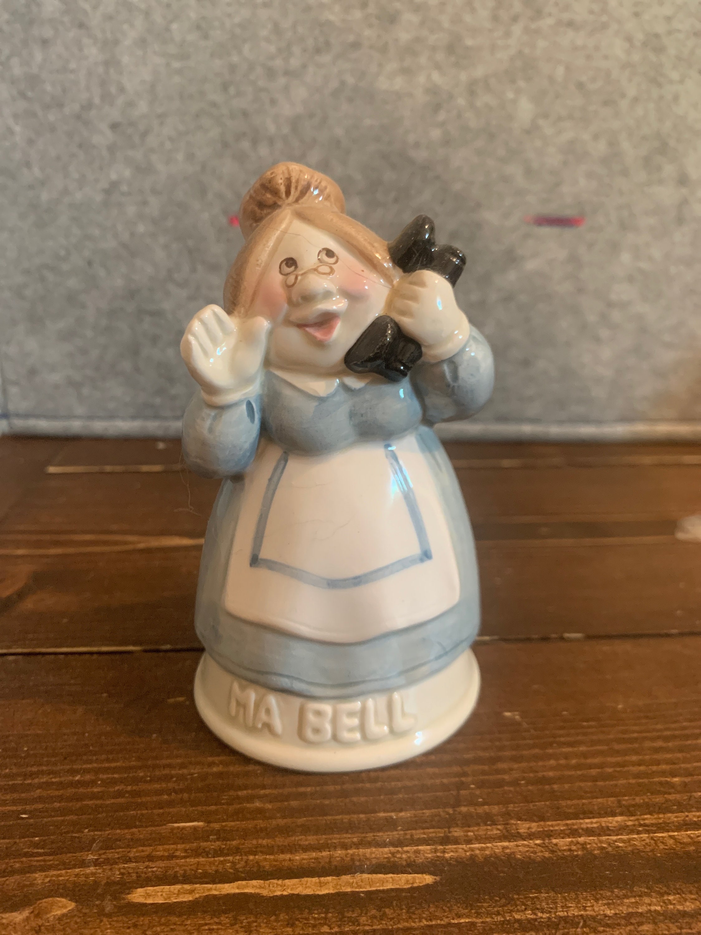 Fitz and Floyd Ma Bell Porcelain Bell 1980 Hand Painted - Etsy