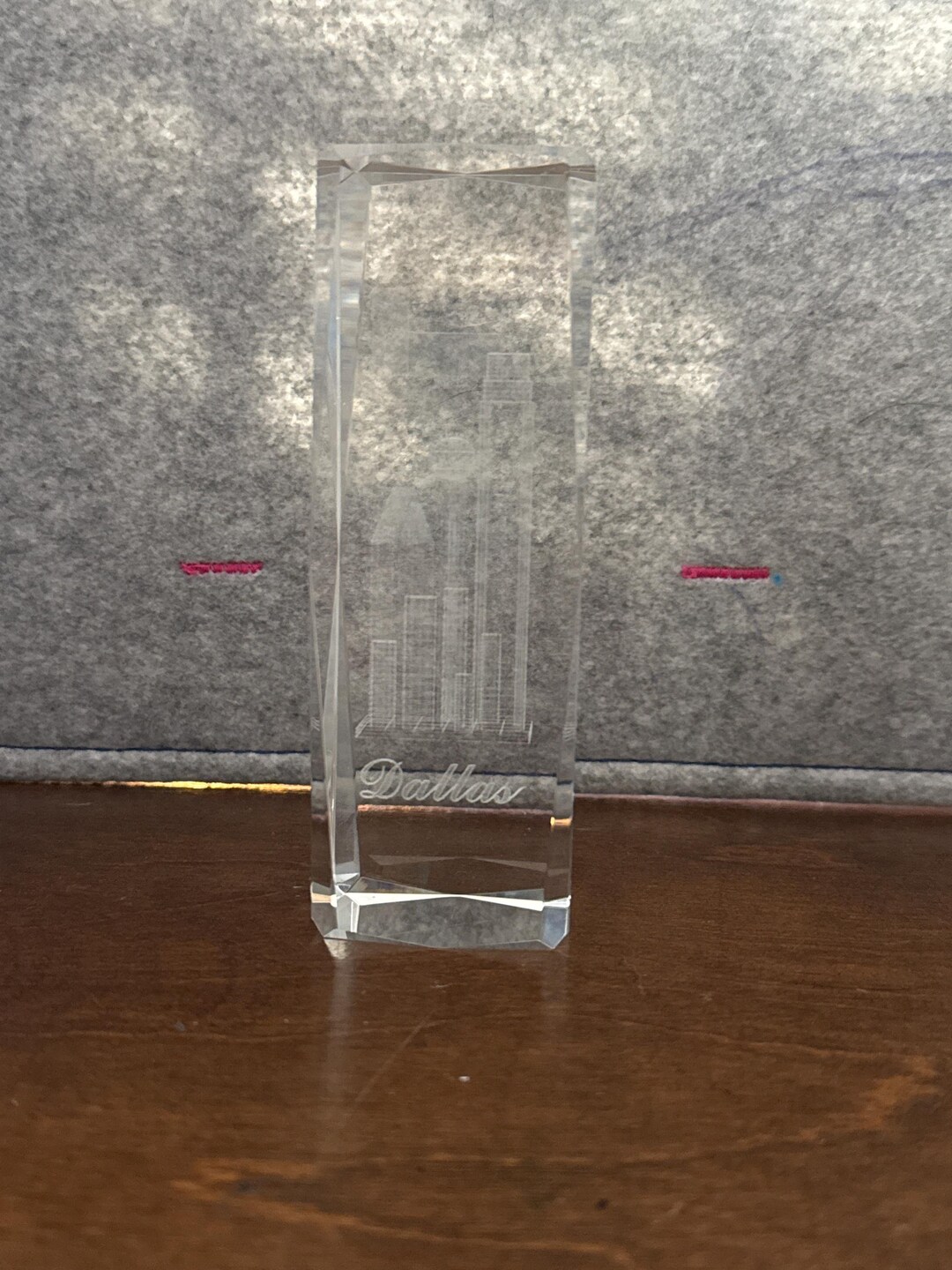Dallas Glass Skyline Souvenir - Etsy