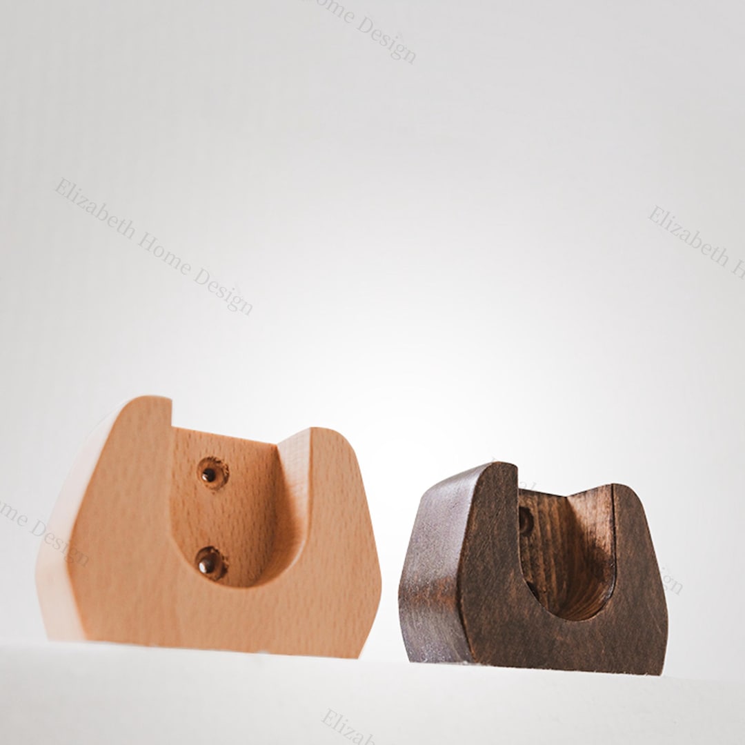 Handmade Wooden Curtain Bracket，solid Wood Curtain Flange Bracket ...