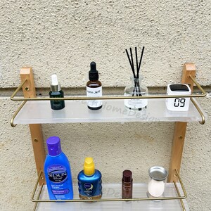 Large-capacity Storage Rack, Double-layer Bathroom Shelf, Wall-mounted ...