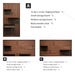 Black Walnut Pegboard Storage Rack, Black Walnut Pegboard Rack ...