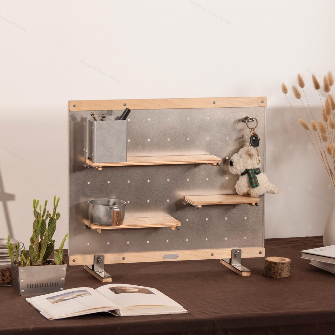 Desktop Vertical Pegboard，pegboard，desktop Pegboard，shelf，desktop ...