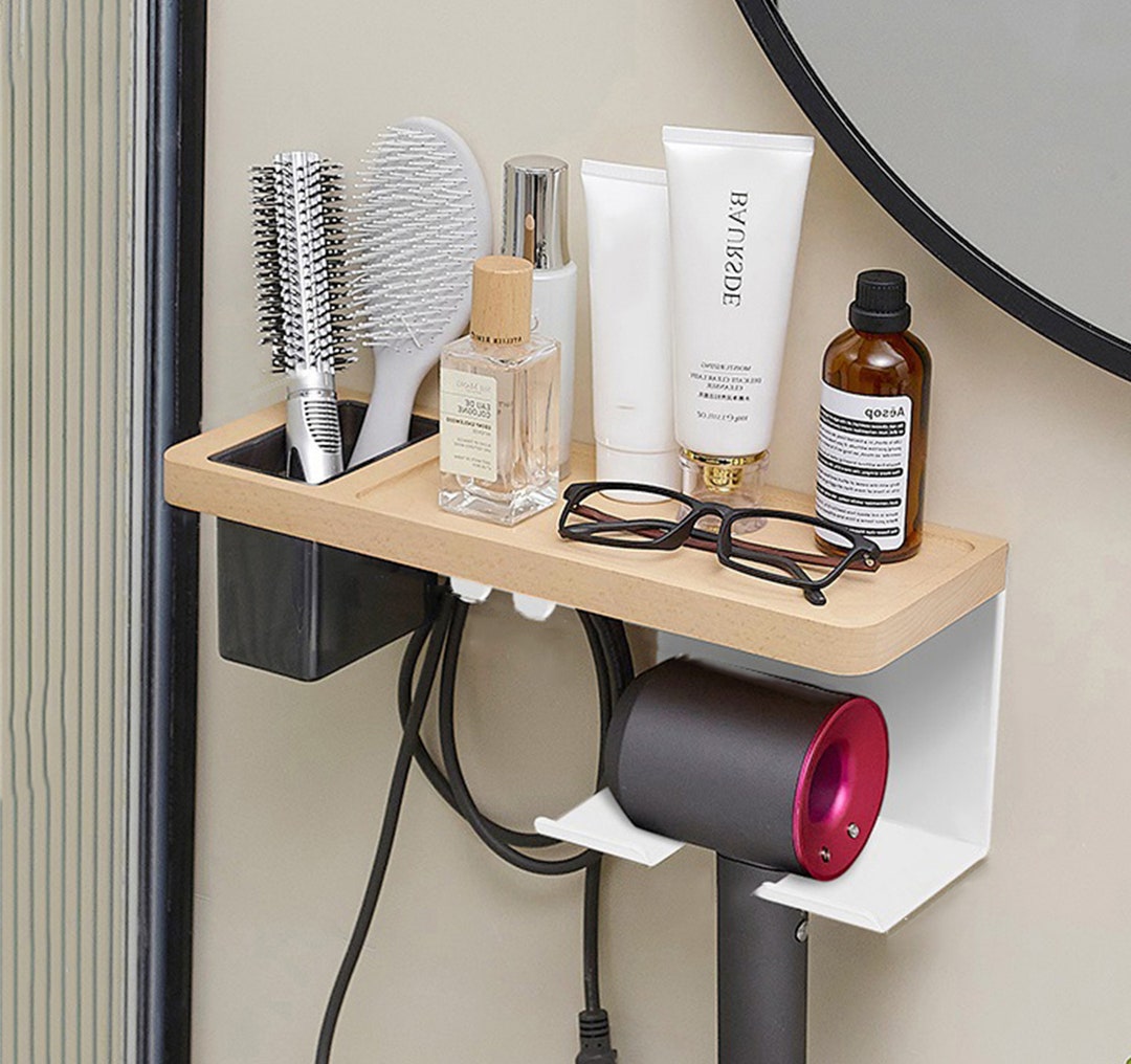 Dyson Curling Iron Rack Shelving Dyson Hair Dryer Hanger - Etsy