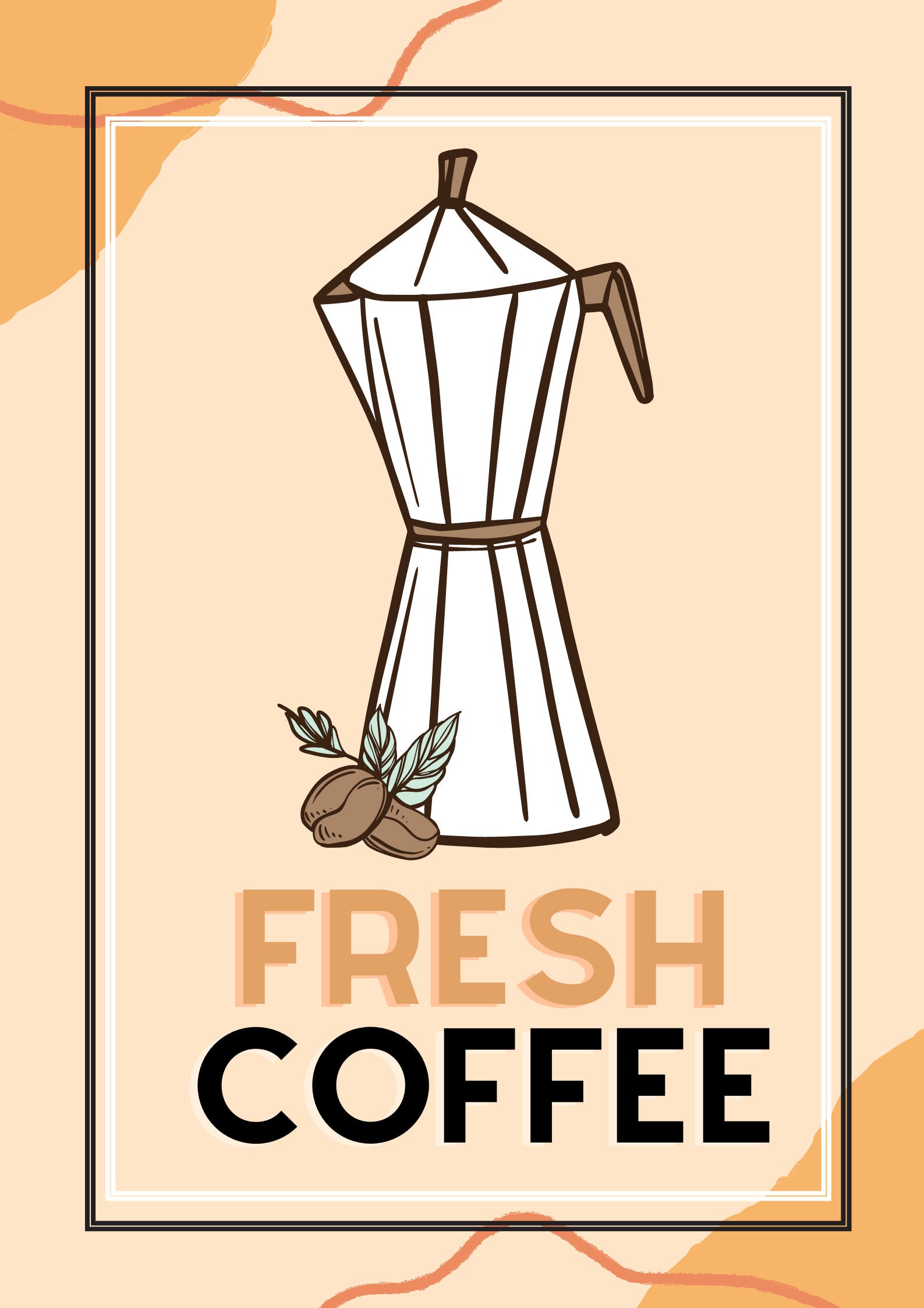 Fresh Coffee Poster - Etsy