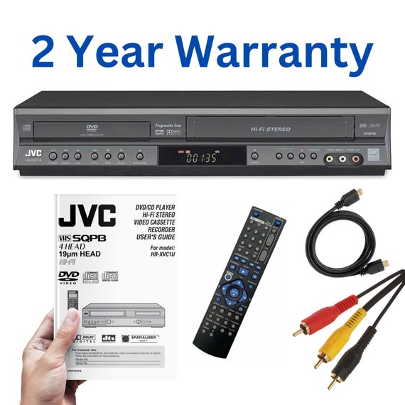 Jvc VCR DVD Player With Remote Manual Vhs Transfer Adapter - Etsy Australia