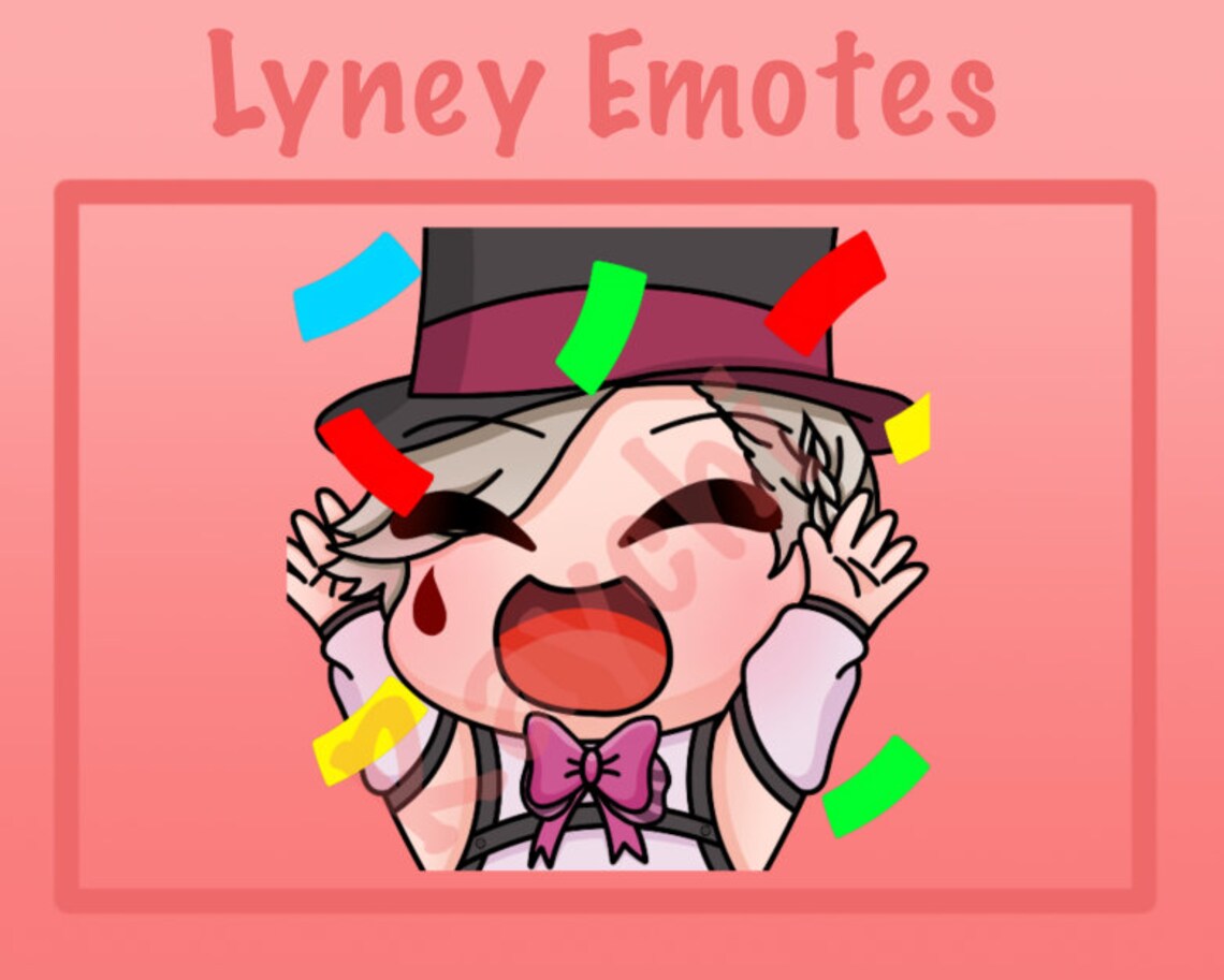 Genshin Impact Lyney Twitch Emotes - Etsy
