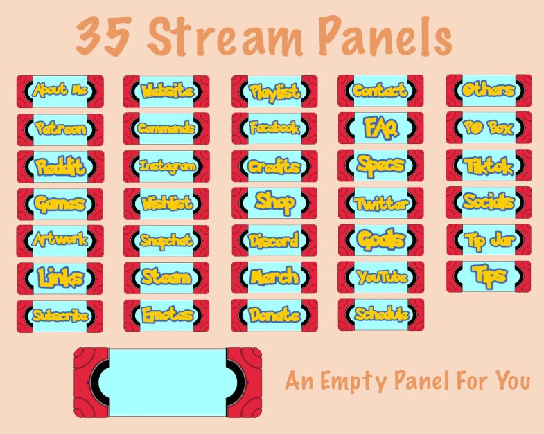Animated Pokemon Stream Package Overlay for Twitch, Youtube. Fun Twitch ...