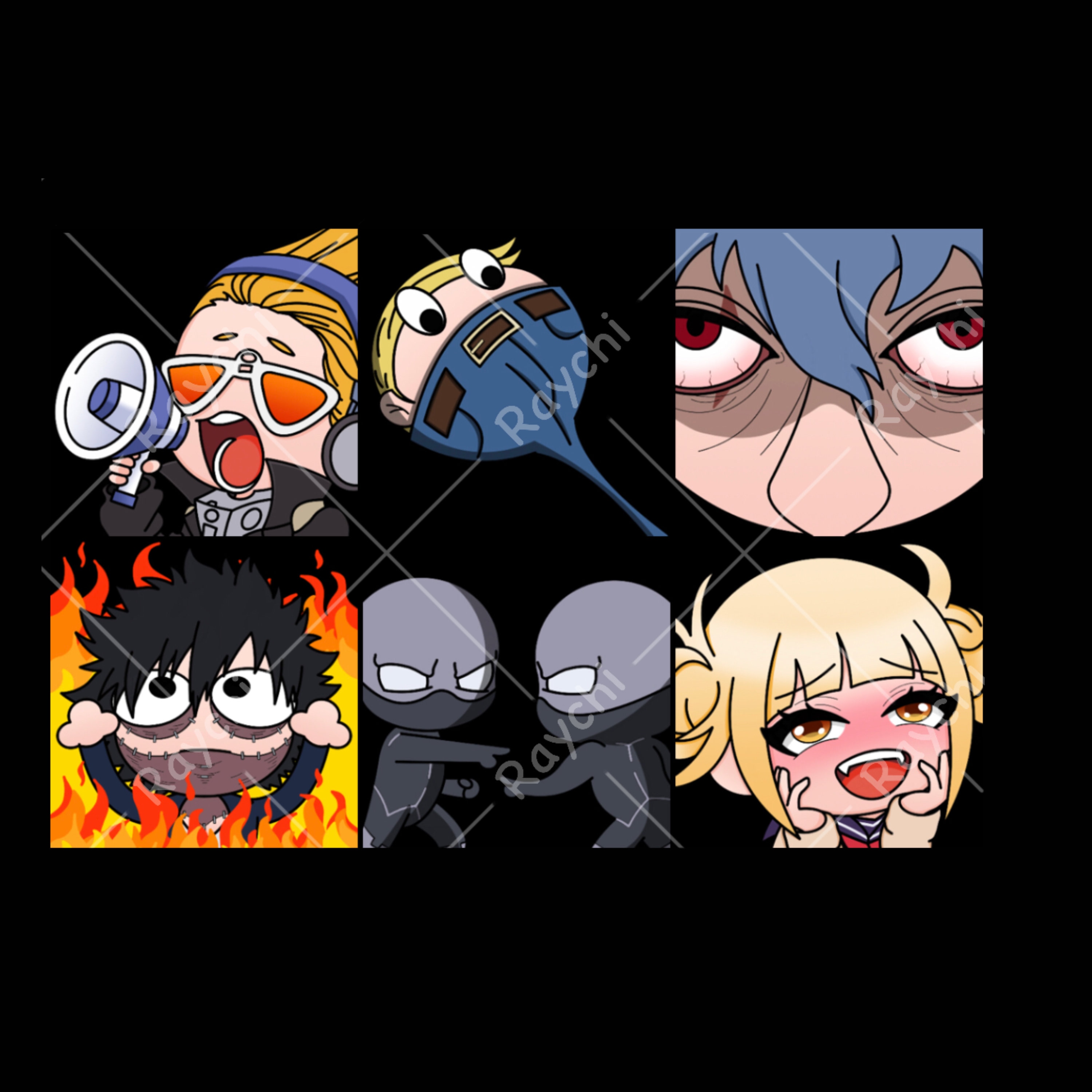 My Hero Academia Emotes - Etsy