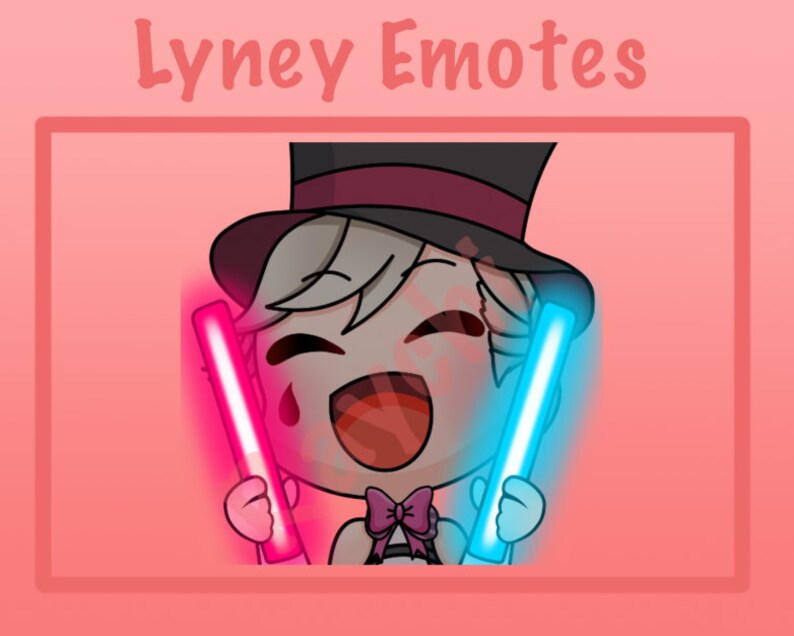 Genshin Impact Lyney Twitch Emotes - Etsy